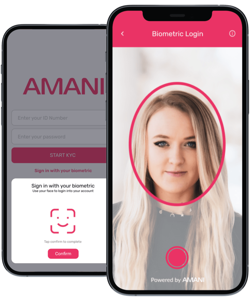 Biometric Login • Amani Ai
